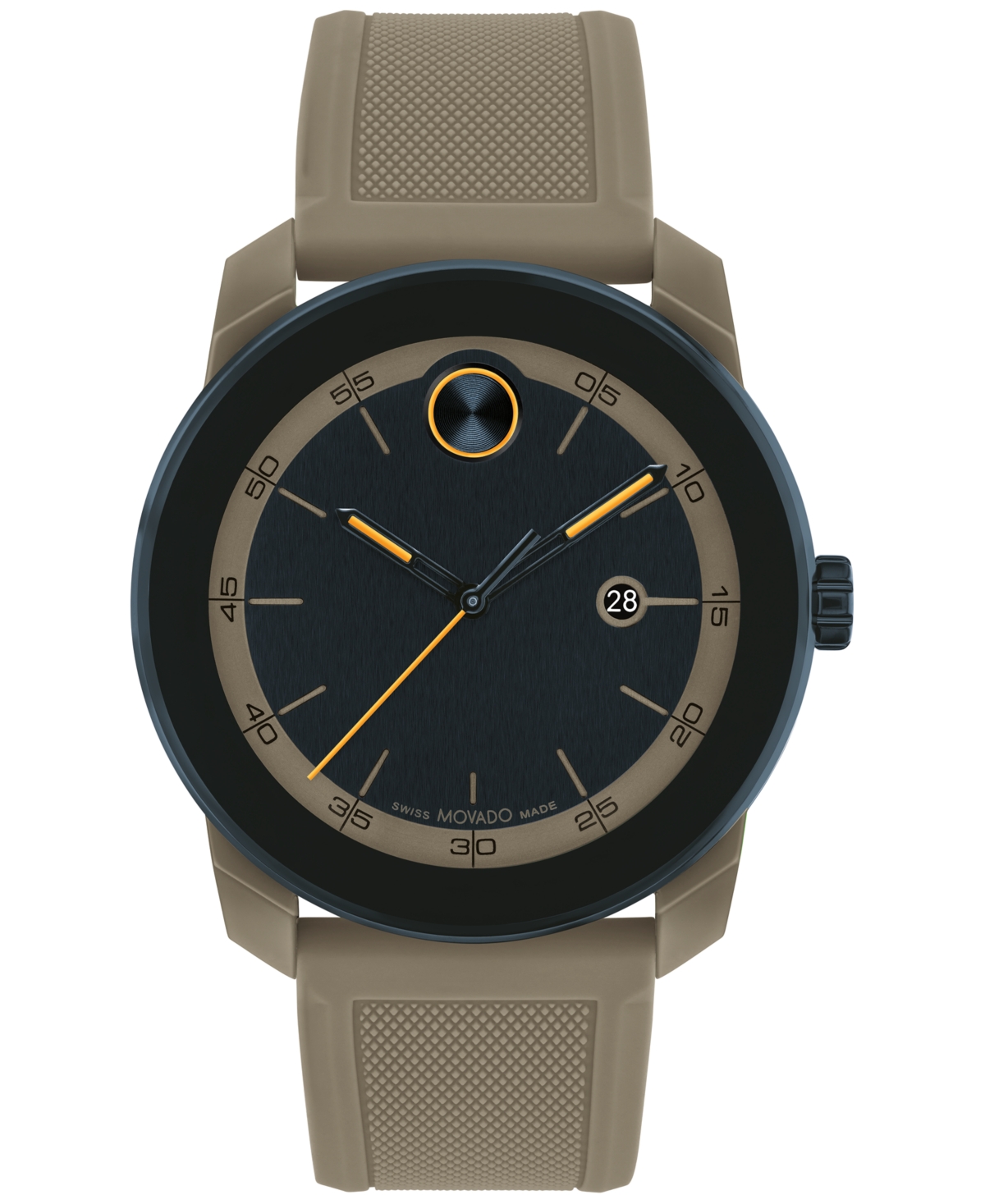 Click here for Movado Mens Swiss Bold TR90 Gray Silicone Strap Wa... prices