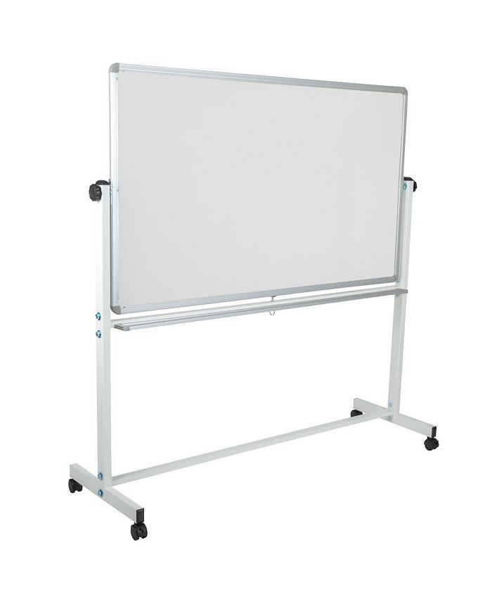 EMMA+OLIVER Reversible Mobile Cork Bulletin Board And White Board Stand ...