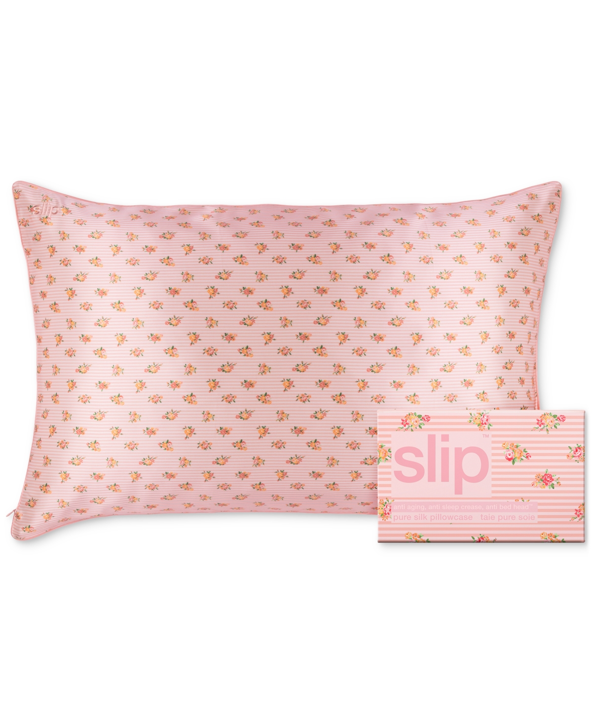 Click here for Slip Pure Silk Queen Pillowcase - Petal prices