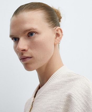 MANGO Women's Tweed Bomber Jacket - Macy's