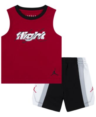 Jordan Little Boys Double Flight Tank Top and Shorts Set - Macy's