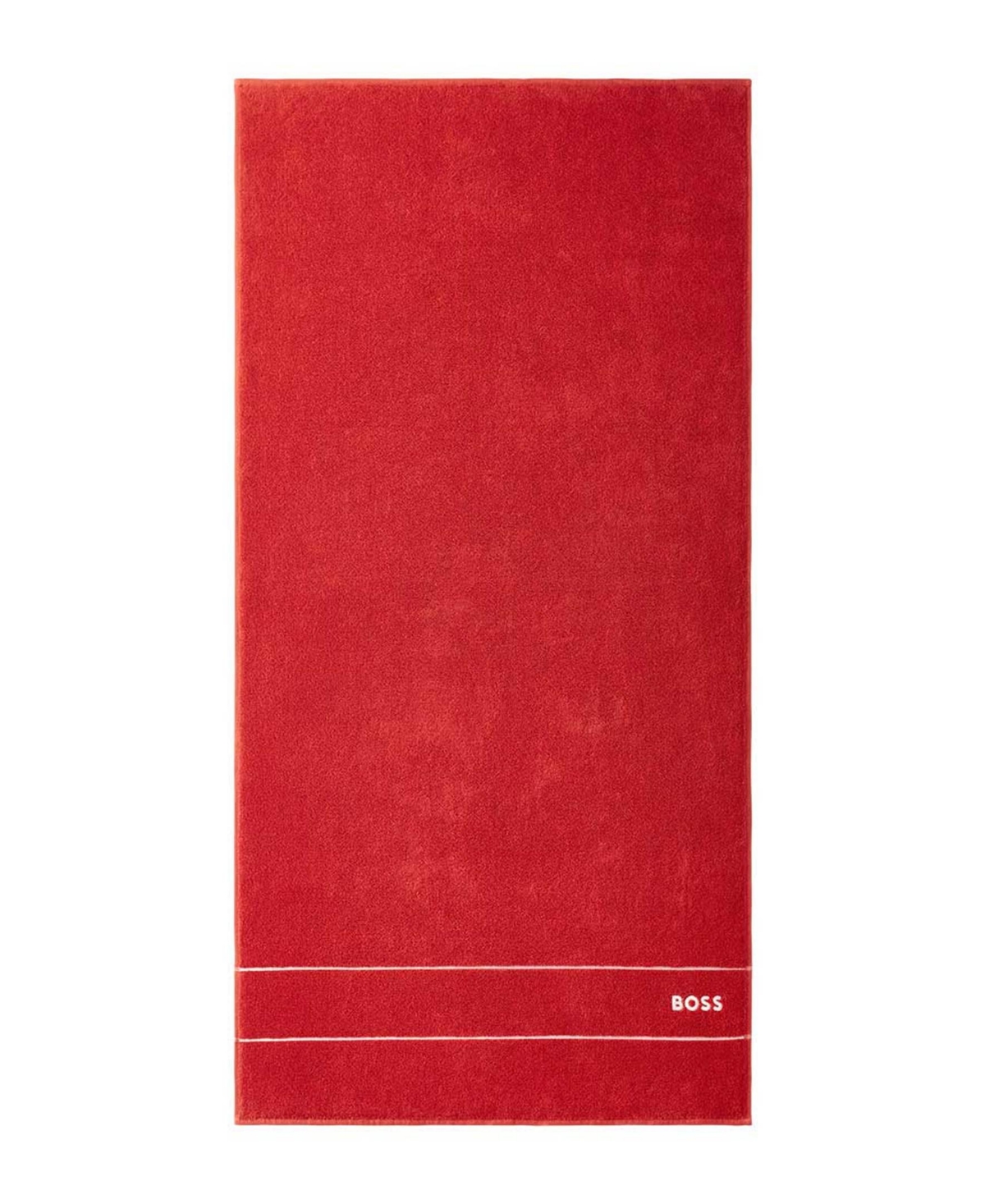 Click here for Boss Home Plain Cotton Bath Towel  28 x 55 - Red prices