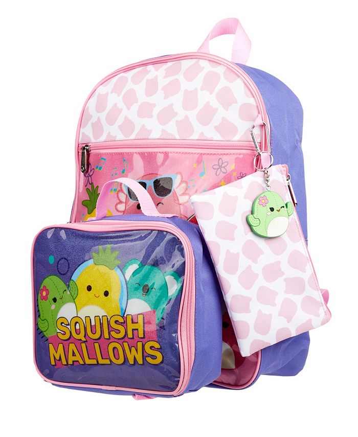 Squishmallows Girl's 5 P C Backpack Set - Macy's