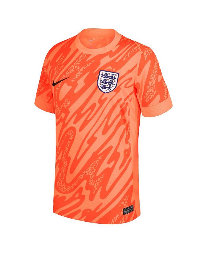 Nike Men's Orange England National Team 2024 Goalkeeper Replica Stadium ...