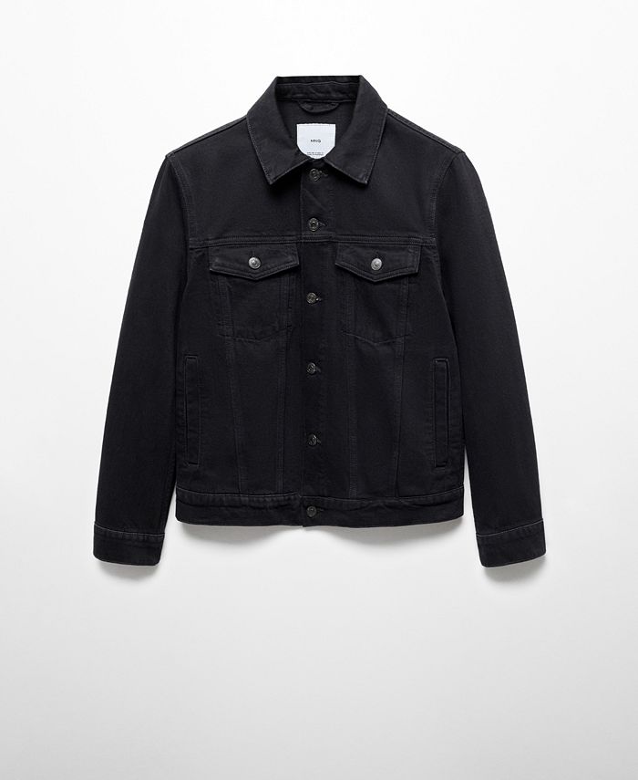MANGO Men's Pocketed Denim Jacket - Macy's