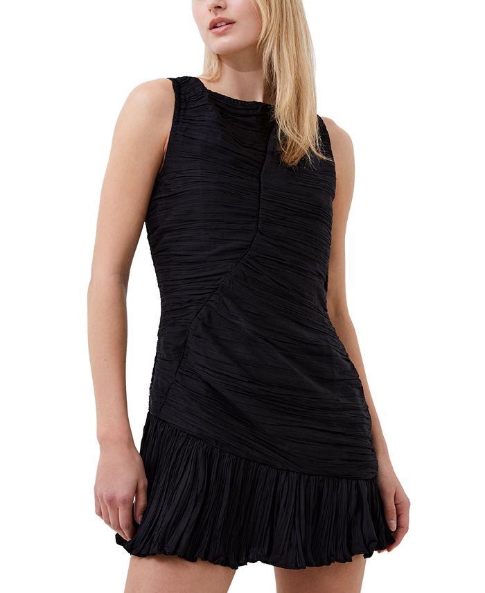 French Connection Women's Althea Pleated Sleeveless Dress - Macy's
