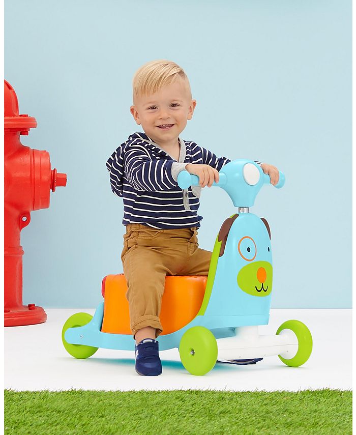 Skip Hop Zoo 3-in-1 Ride-On Dog Toy Scooter - Macy's