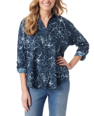 Gloria Vanderbilt Women's Amanda Button-Front Shirt - Macy's