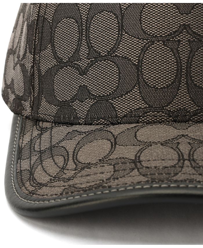 COACH Women's Signature Jacquard Baseball Hat - Macy's
