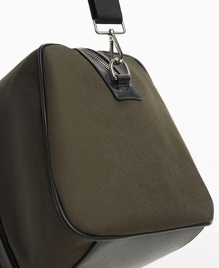 MANGO Men's Woven Travel Bowling Bag - Macy's