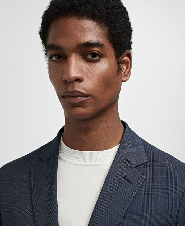 MANGO Men's Super Slim-Fit Stretch Fabric Suit Blazer - Macy's
