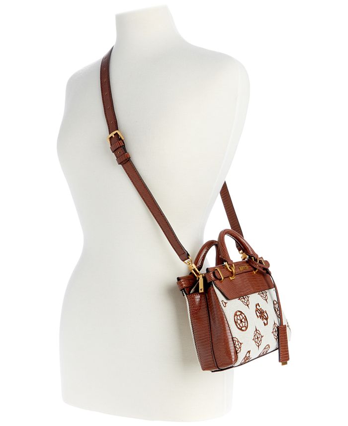 GUESS Sestri Logo Mini Satchel - Macy's