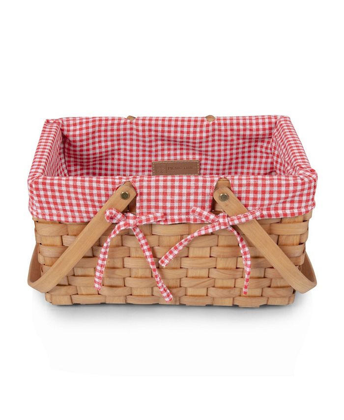Picnic Time Farmhouse Picnic Basket - Macy's