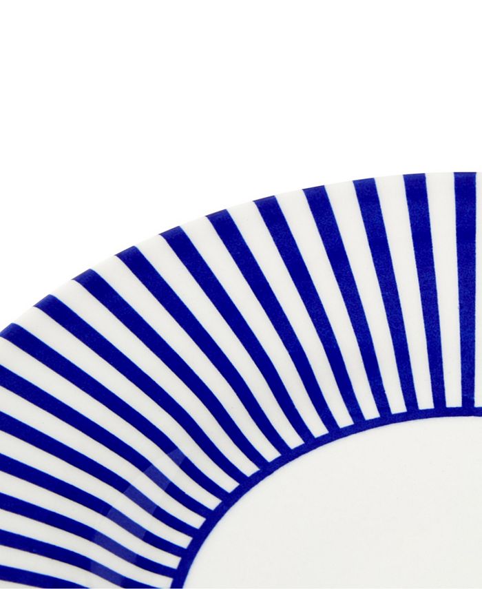 Spode Blue Italian Steccato Narrow Stripe Side Plates, Set of 4 - Macy's