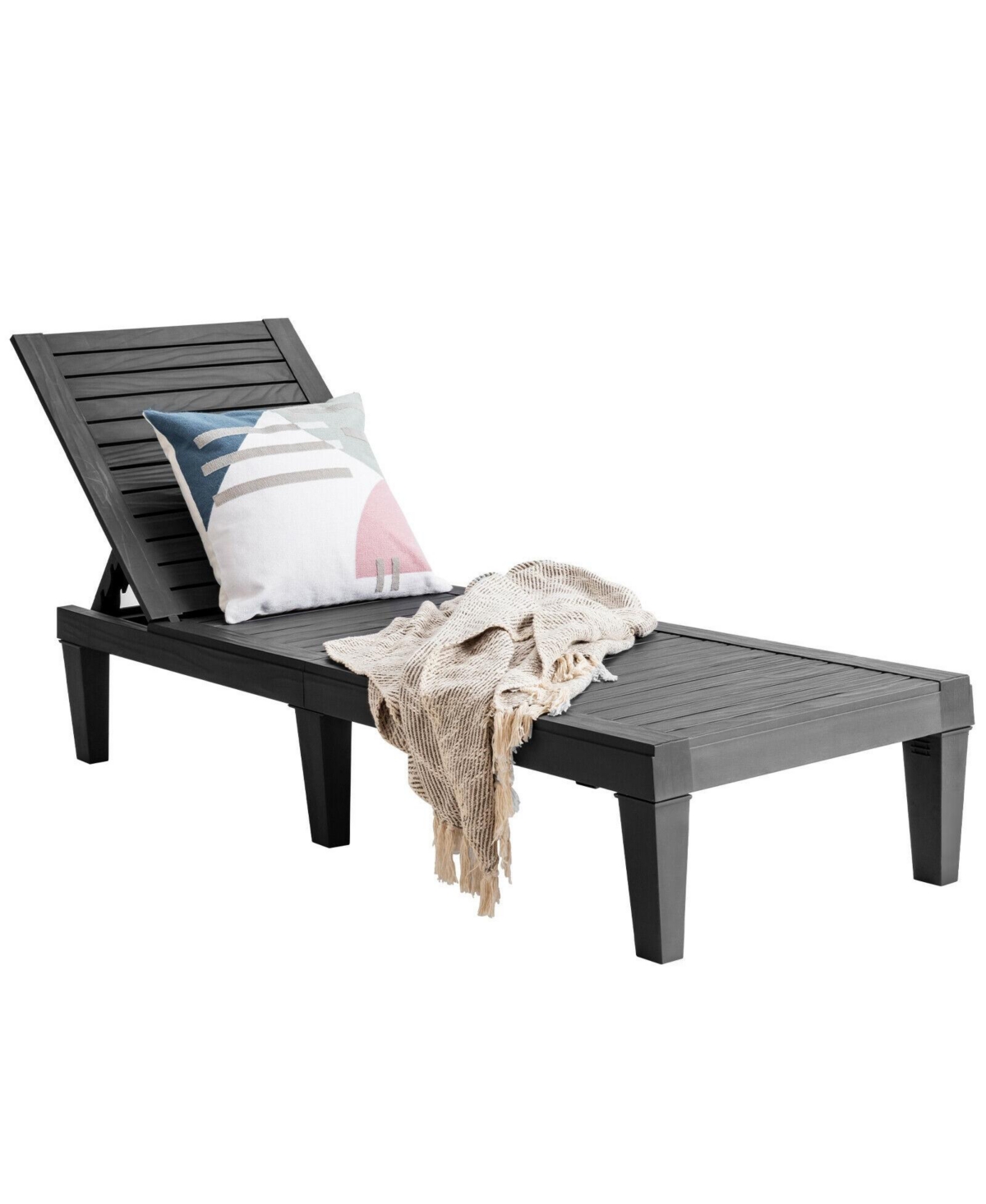 Click here for Inolait Sugift Outdoor Chaise Lounge Chair with 5... prices