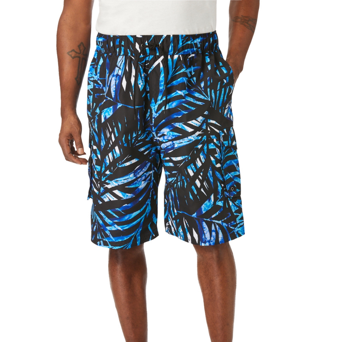 Click here for KingSize Big & Tall 8" Printed Cargo Swim Tru... prices