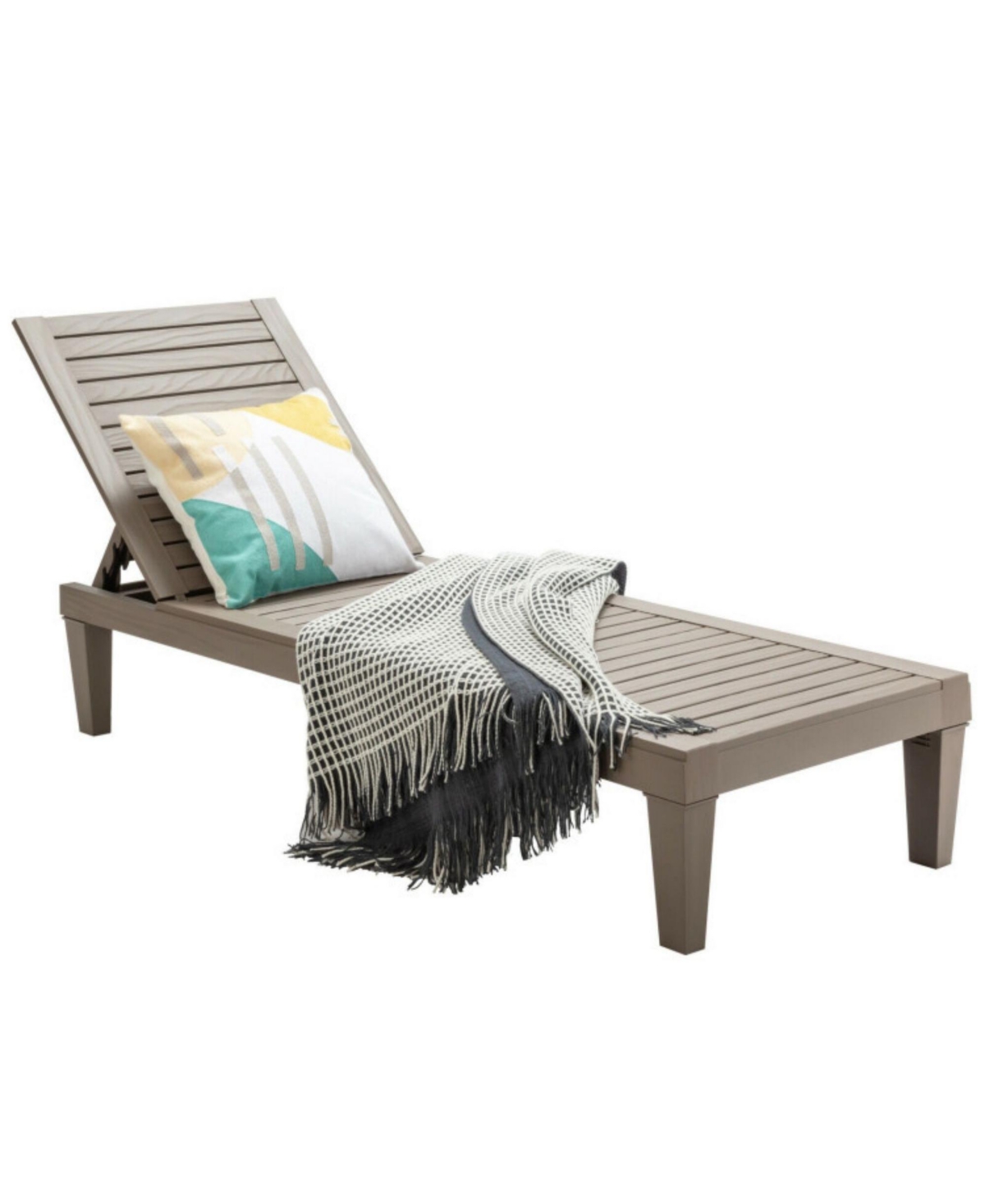 Click here for Inolait Sugift Outdoor Chaise Lounge Chair with 5... prices