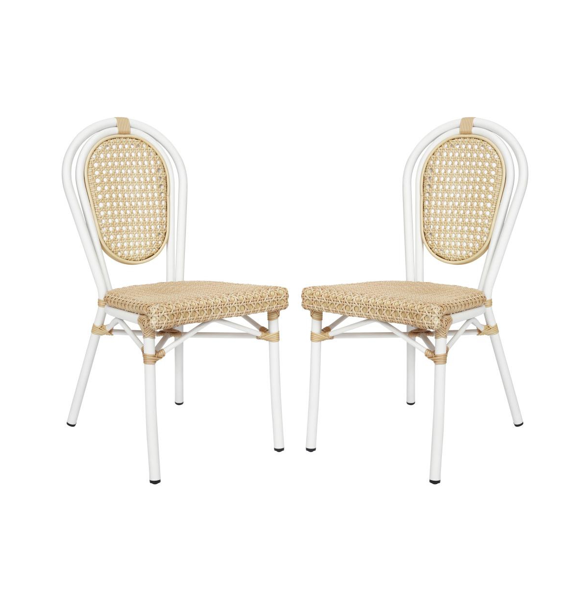 Click here for Merrick Lane Toulon Set Of Two Stacking Thonet Bis... prices