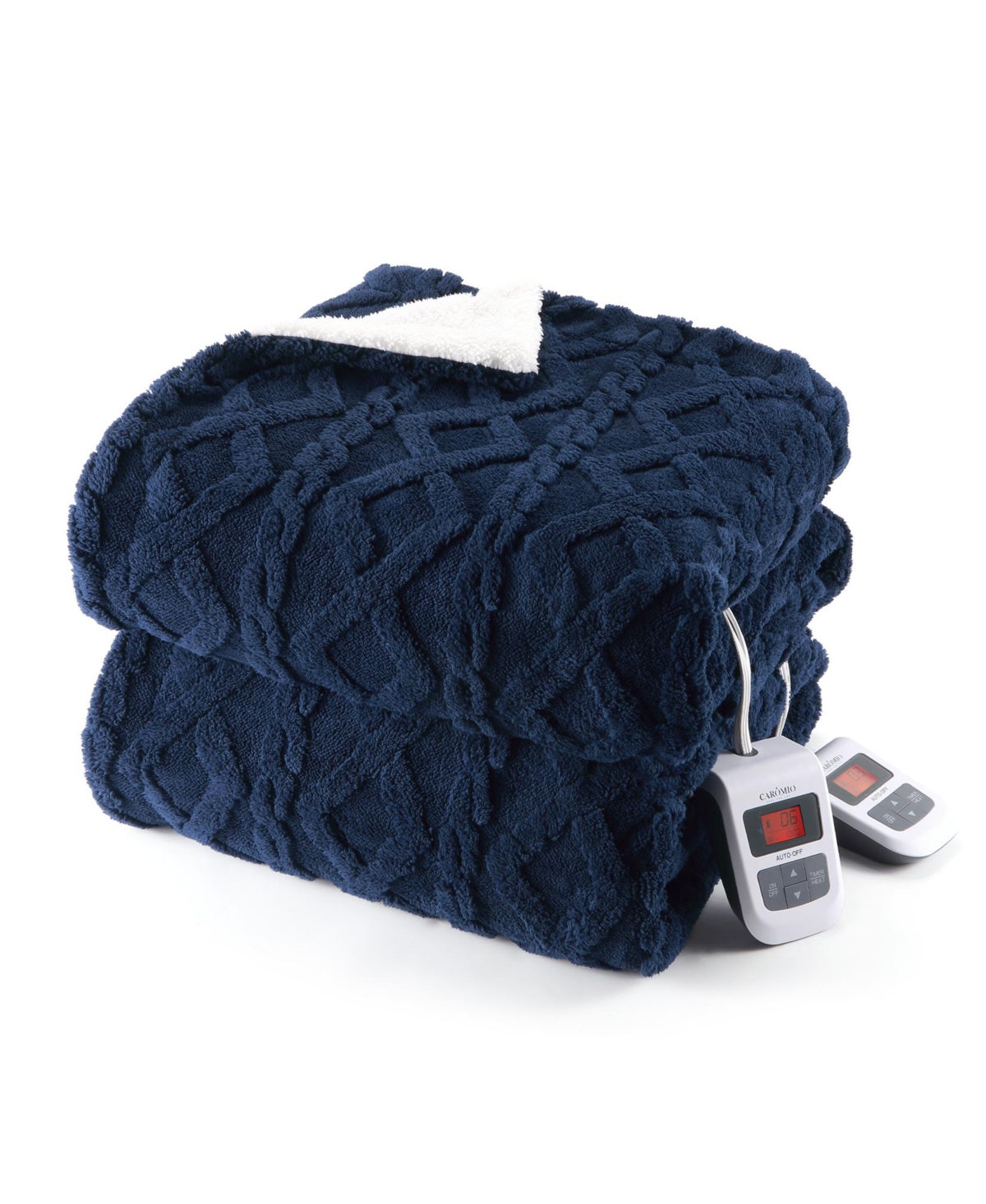 Click here for Queen Size Tufted Sherpa Electric Heated Blanket w... prices