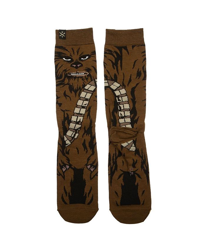 Heroes & Villains Men's and Women's Chewbacca Star Wars Crew Socks - Macy's