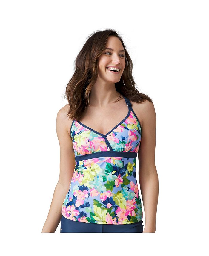 Free Country Women's Macrame Back Tankini Top - Macy's