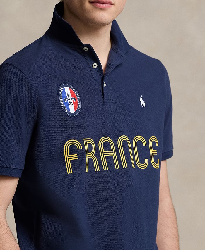 Polo Ralph Lauren Men's Classic-Fit France Polo Shirt - Macy's