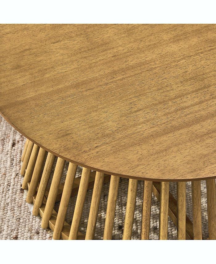 Simplie Fun Versatile Minimalist Coffee Table, Modern Solid Wood Nordic ...