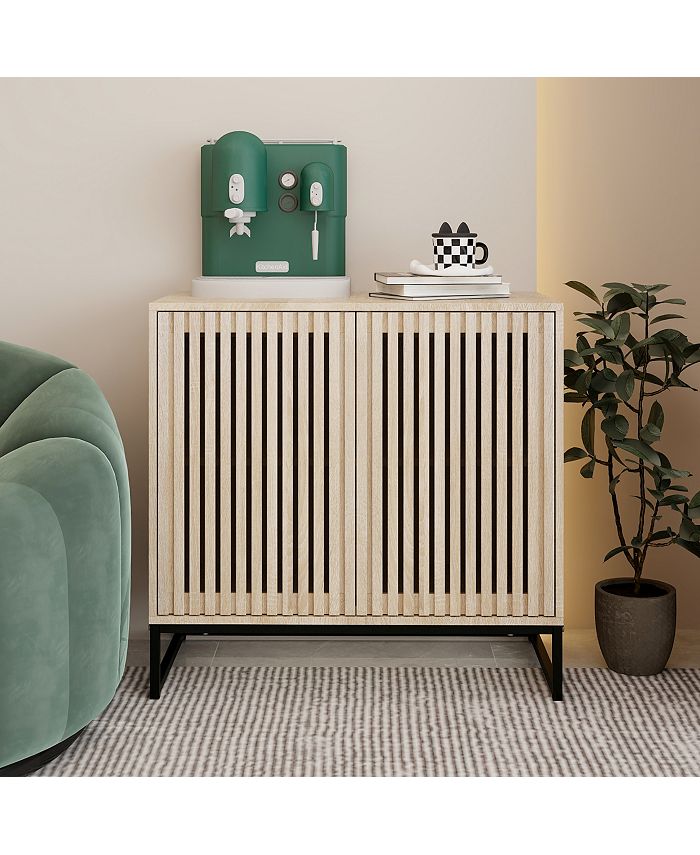 Simplie Fun Accent Storage Cabinet with Adjustable Shelves - Macy's