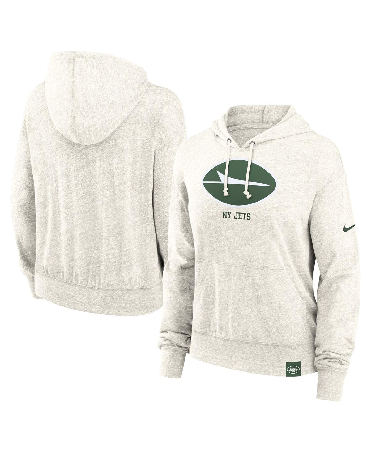 Click here for Nike Womens Cream New York Jets Gym Retro Pullover... prices