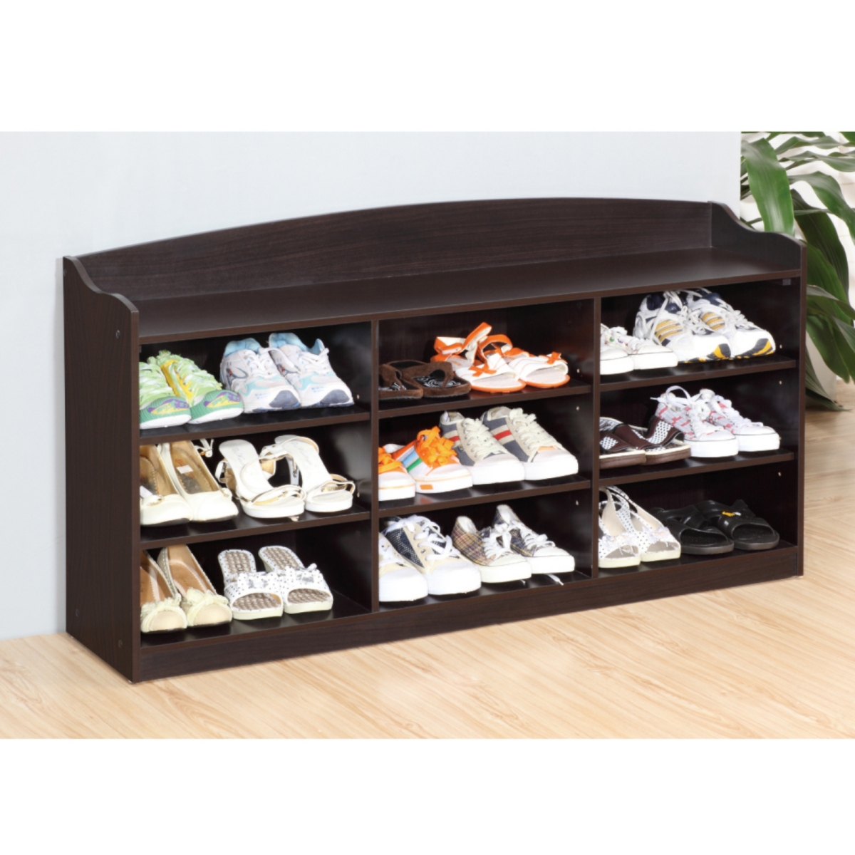 Click here for Simplie Fun Shoe Bench Red Cocoa - Espresso prices