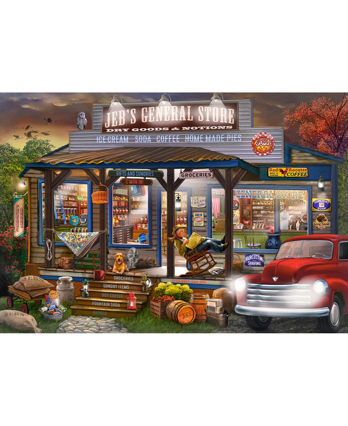 Click here for Castorland Jebs General Store 1000 Piece Jigsaw Pu... prices