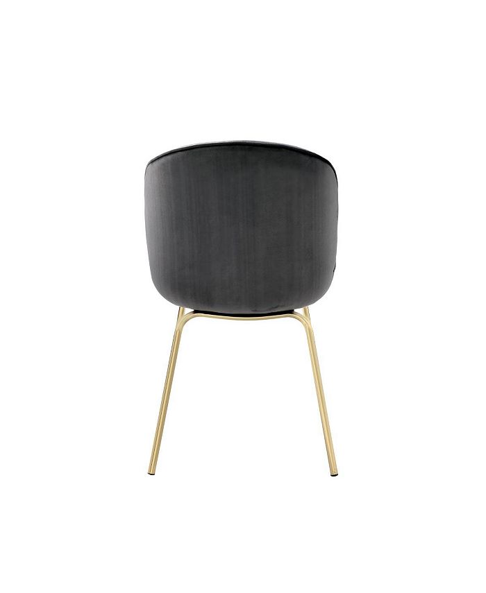 Simplie Fun Chuchip Side Chair (Set of 2) In Velvet - Macy's