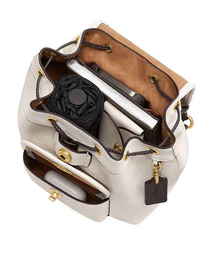 COACH Riya 21 In Colorblock Backpack - Macy's