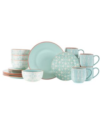 Baum Geo 16 Pc. Dinnerware Set, Service for 4 - Macy's