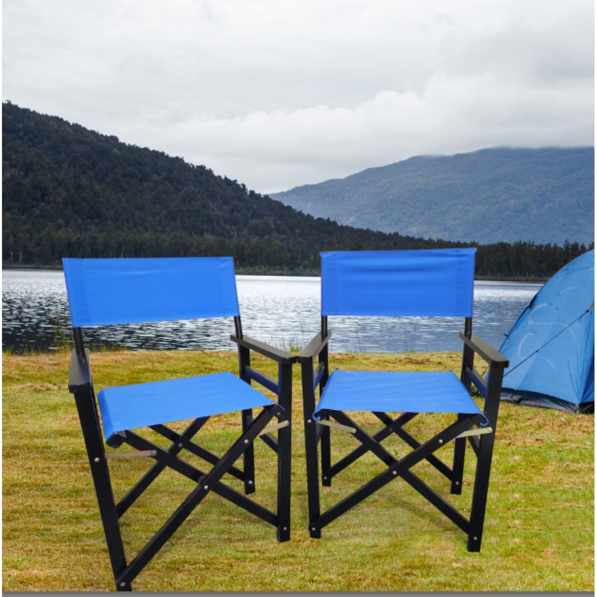 Click here for Simplie Fun Canvas and Wood Folding Chairs Set - B... prices