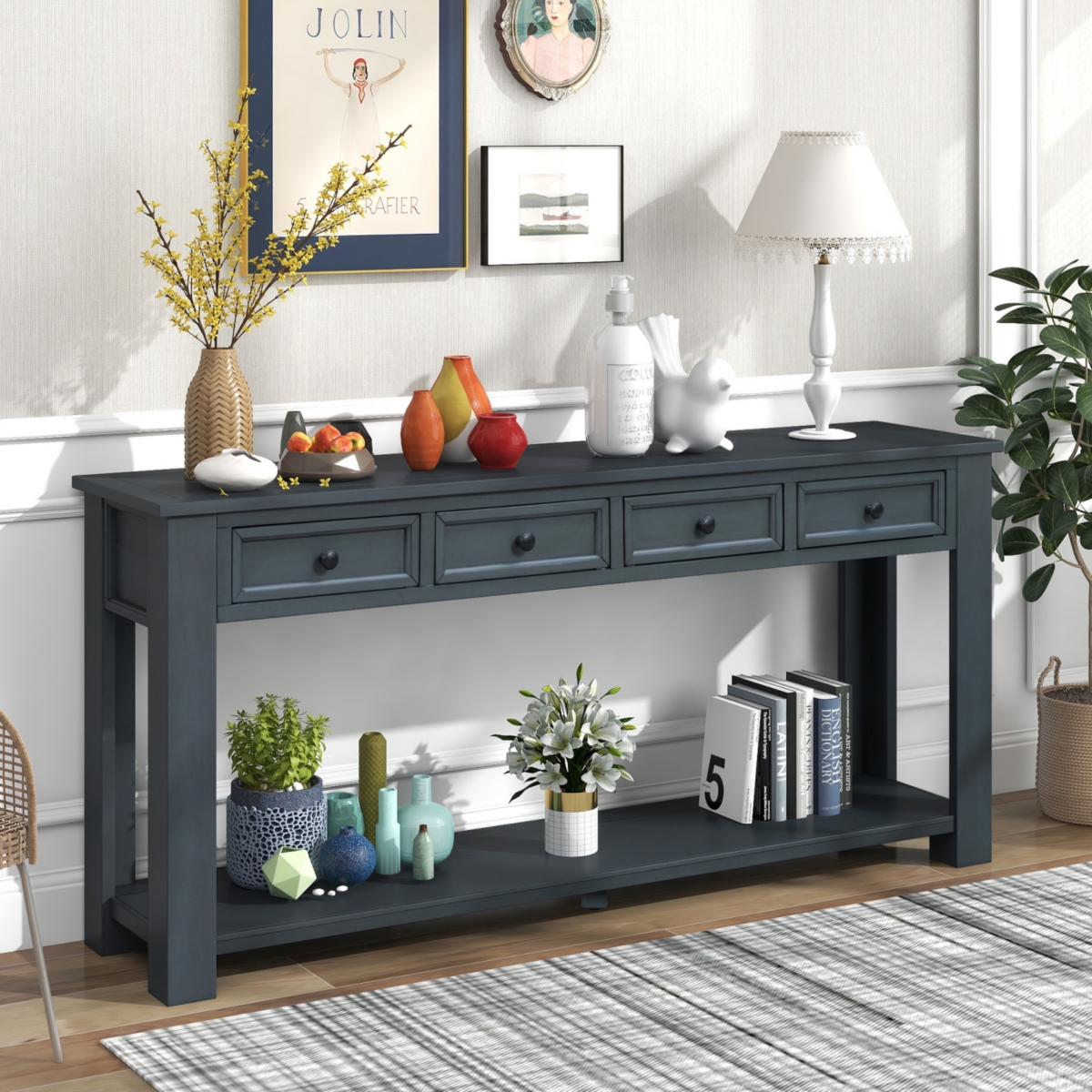 Click here for Simplie Fun Console Table/Sofa Table With Storage... prices