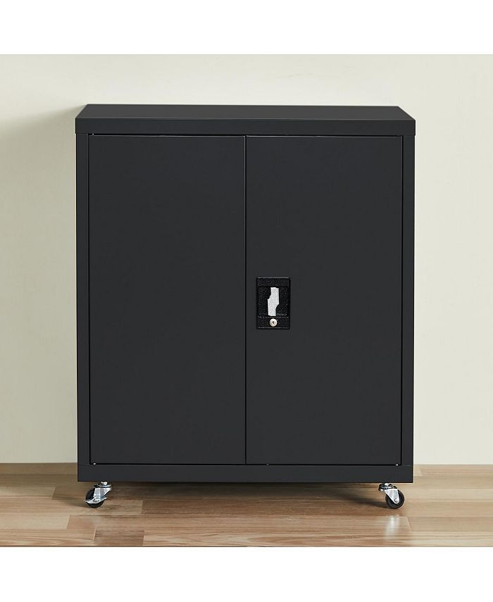 Simplie Fun 1 Shelf Metal Filing Cabinet, Storage File Cabinet With ...
