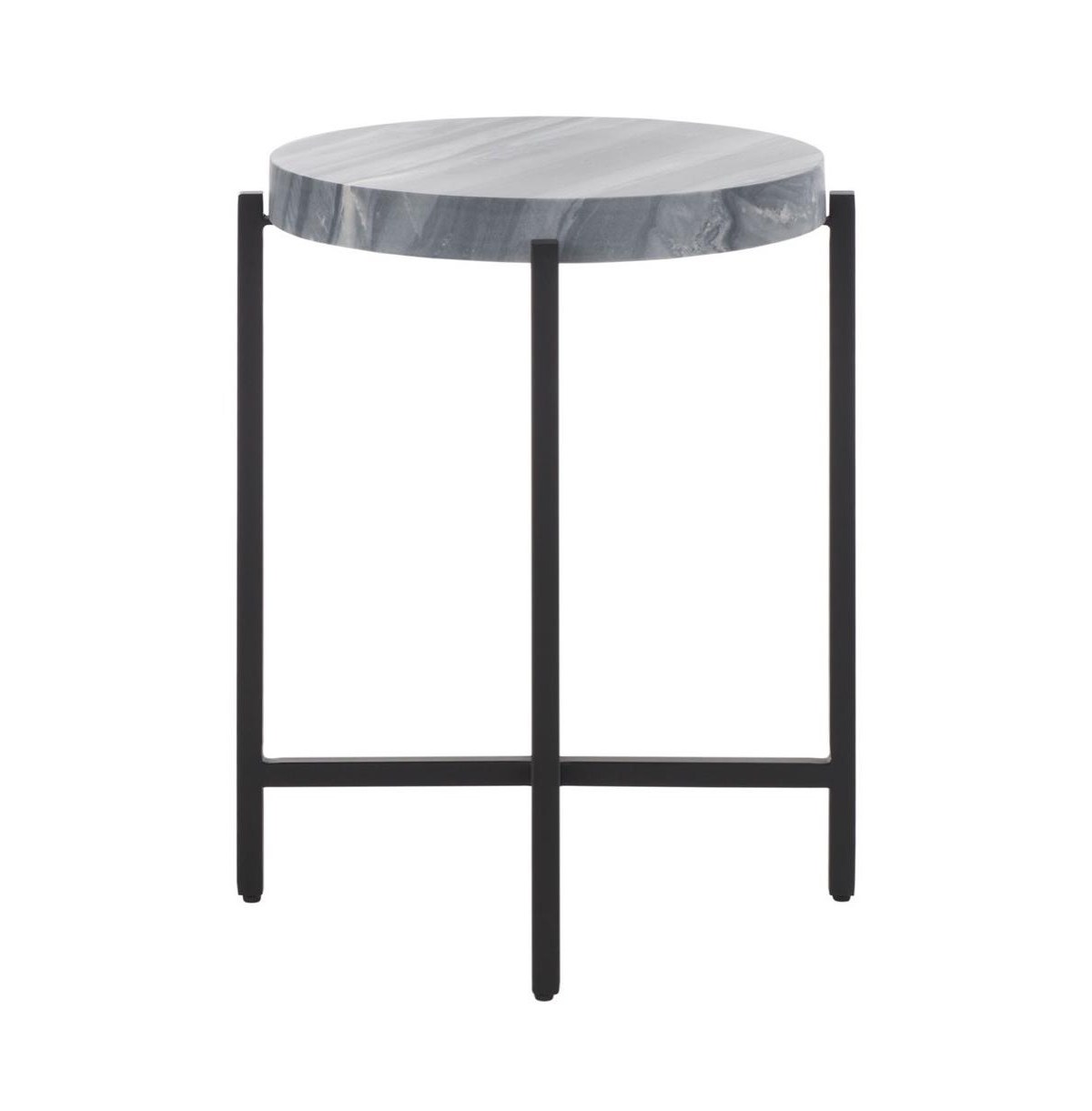 Click here for Safavieh Gustavia Round Accent Table - Grey/black prices