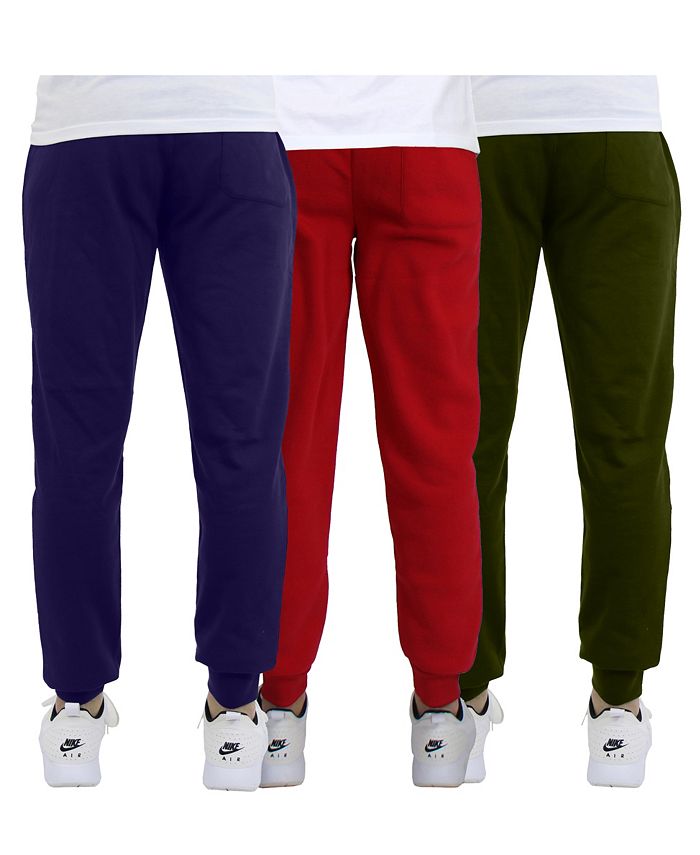 Blue Ice Men's Modern Fit Heavyweight Classic Fleece Jogger Sweatpants ...