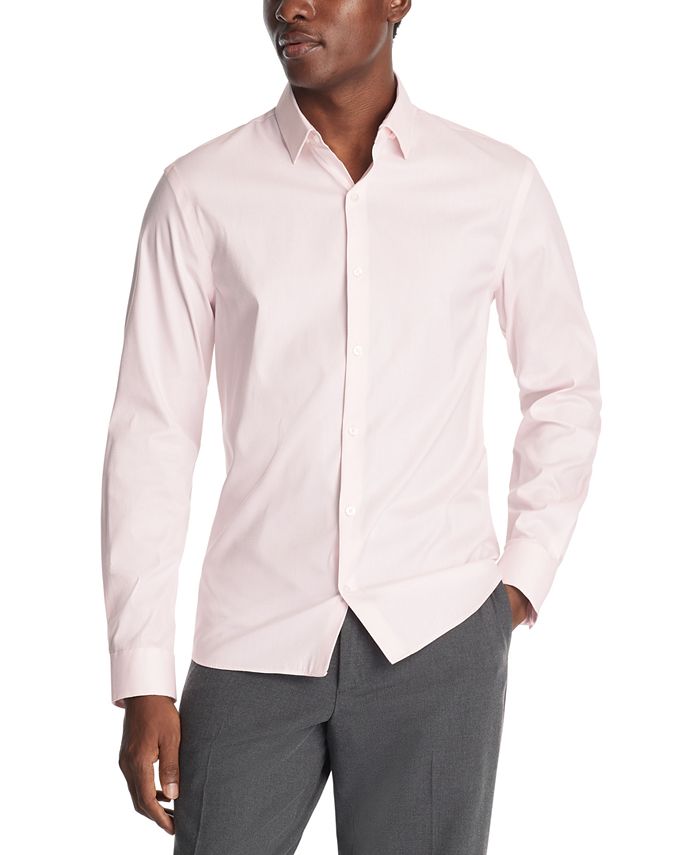 Calvin Klein Men's Extra-Slim Fit Dress Shirt - Macy's