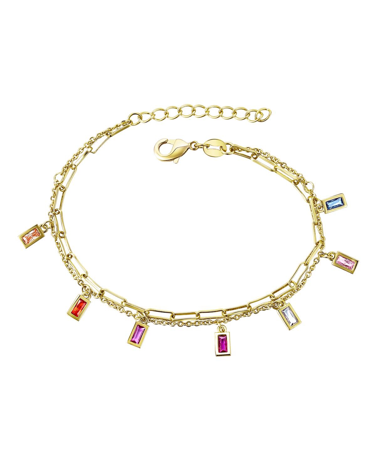 Click here for GiGiGirl 14k Gold Plated with Rainbow Multi-Color... prices