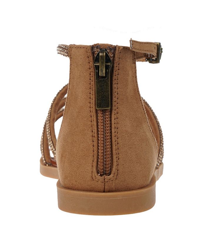 Vince Camuto Big Girl's Fashion Sandal with Micro Stone Strappy Upper ...