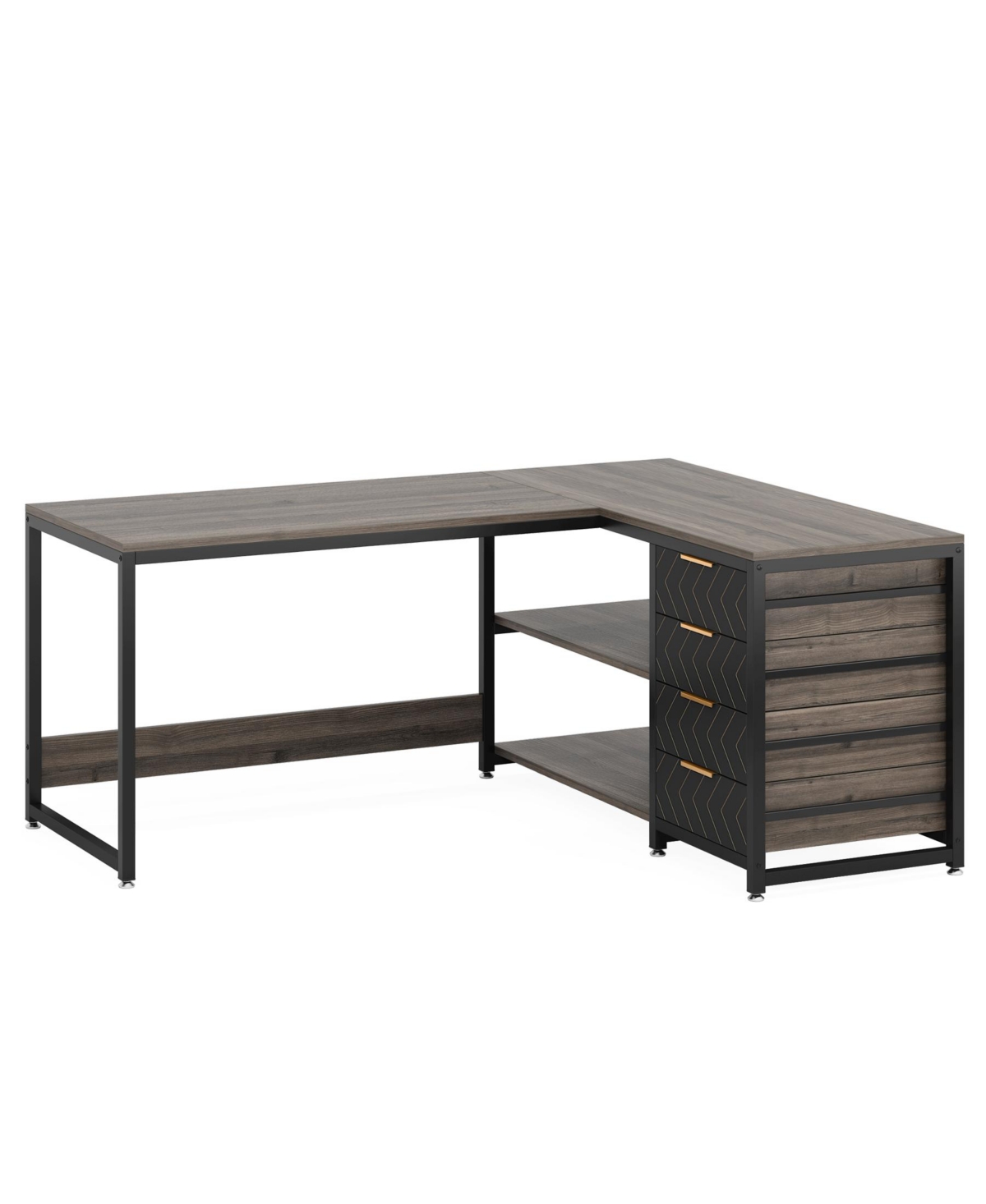 Click here for Tribesigns L Shaped Computer Desk with Storage Dra... prices