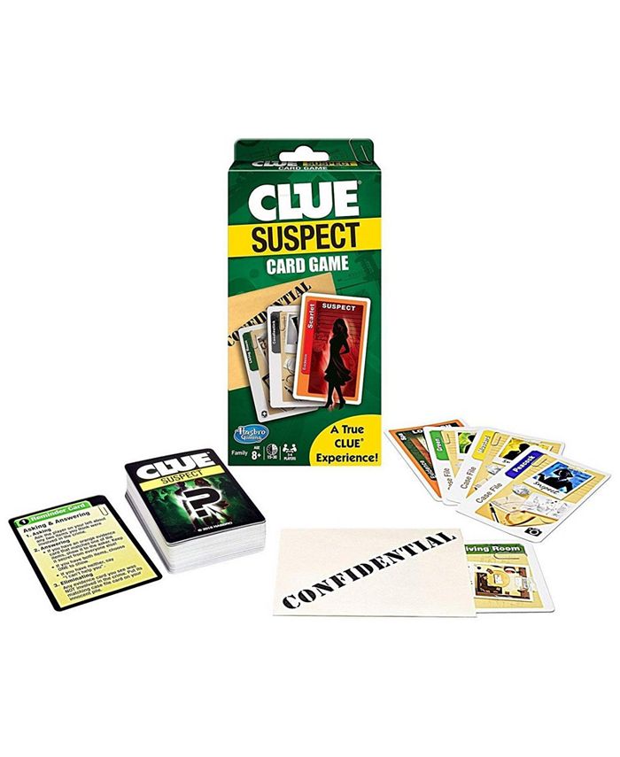 Winning Moves Games Clue Suspect The Card Game - Macy's