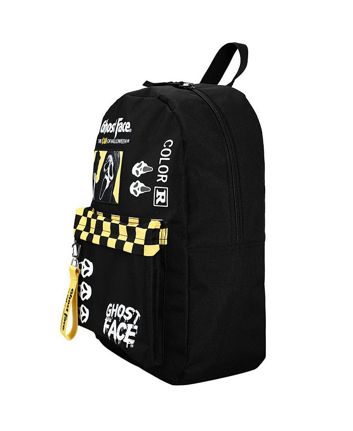 Scream Classic Horror Movie Ghost Face Character Checkered Backpack ...