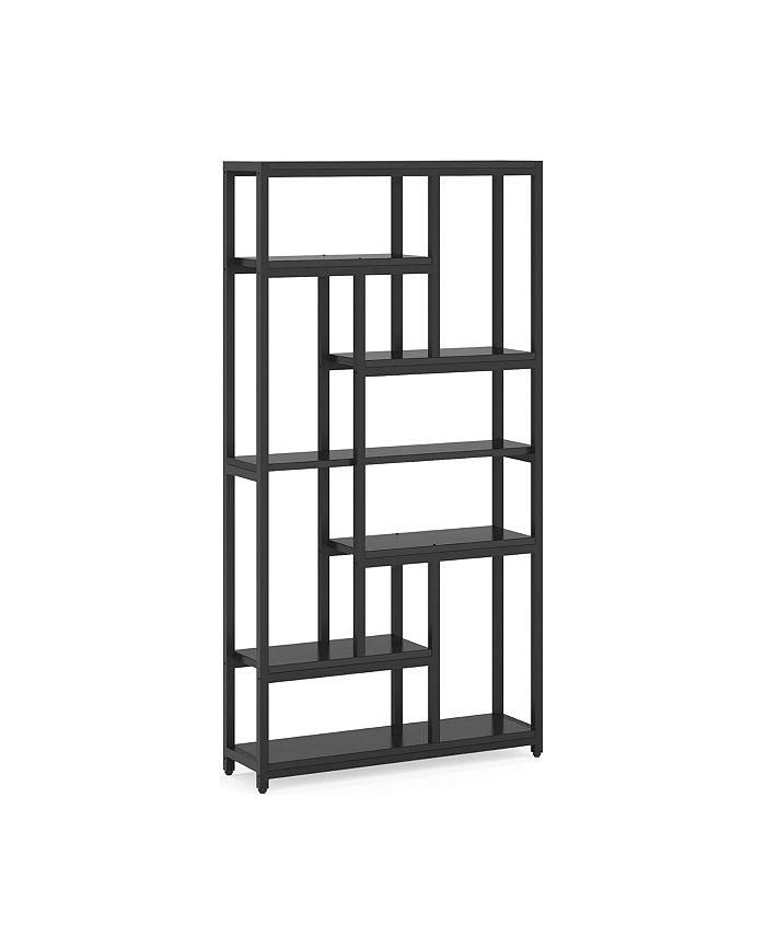 Tribesigns 79 Inch Extra Tall Bookshelf, 7-Tier Vintage Bookcase ...
