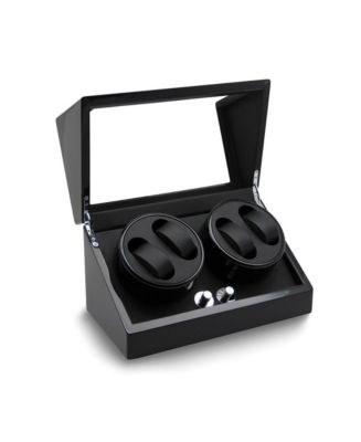 Diamond2Deal Rotations High Gloss Acrylic Window Velveteen Lined Wood ...