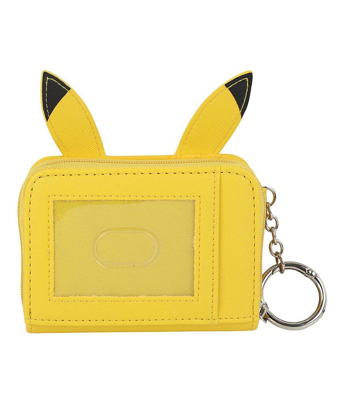 Pokemon Pikachu Face Yellow Mini Zip Around Wallet - Macy's