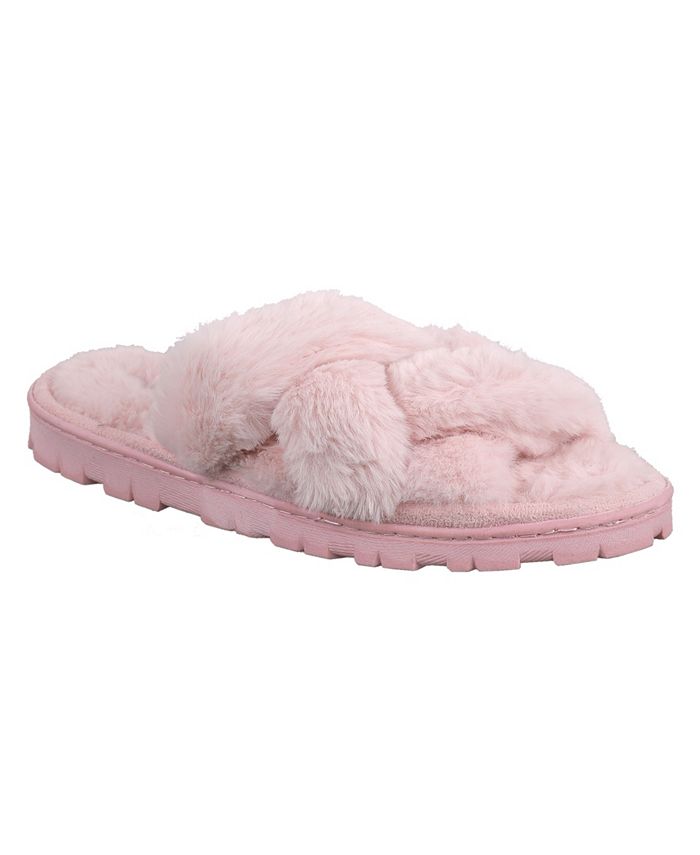 French Connection Women's Plush Braided Slipper - Macy's