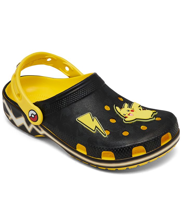 Crocs Pokemon Big Kids’ Pikachu Classic Clogs from Finish Line - Macy's